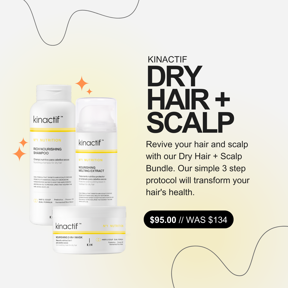Dry Hair + Scalp Bundle – Kin Cosmetics Australia