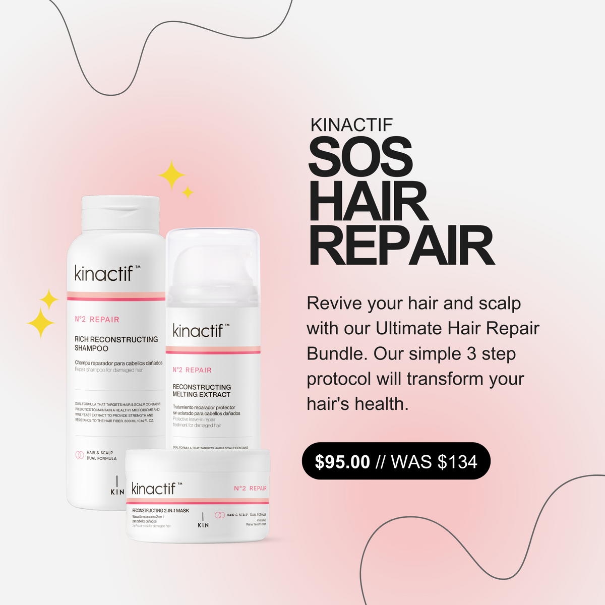 SOS Hair Repair – Kin Cosmetics Australia