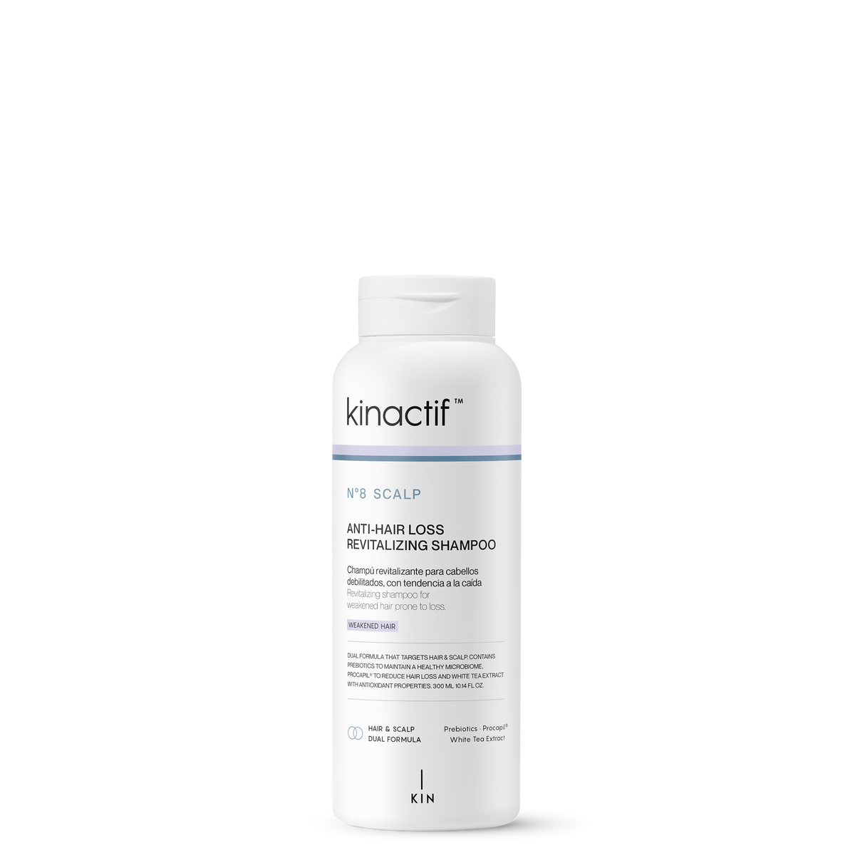 No.8 KINACTIF Anti Hair Loss Shampoo 300ml – Kin Cosmetics Australia